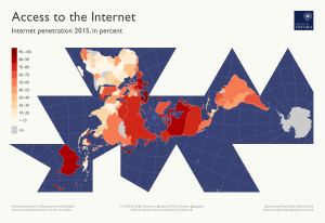Who can access the internet?